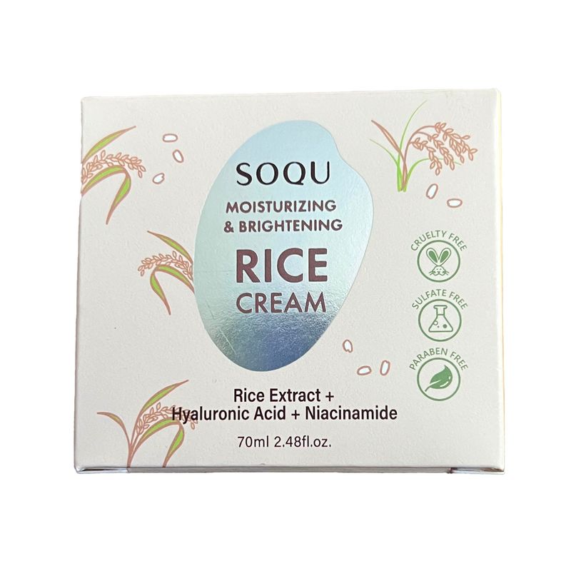 Soqu Moisturizing & Brightening Rice Cream - Online Marketplace ...