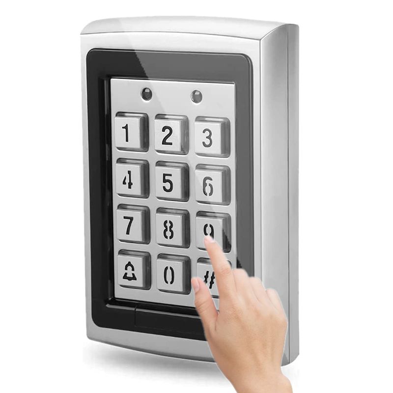 Metal Access Control Keypad, RFID 125KHz Standalone Door Access Control ...