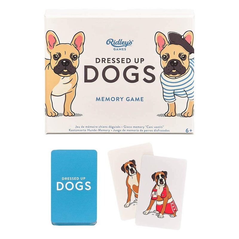 Ridley’s Dressed Up Dogs Memory Game – Includes 50 Matching Cards and Instructions – Memory Card ...