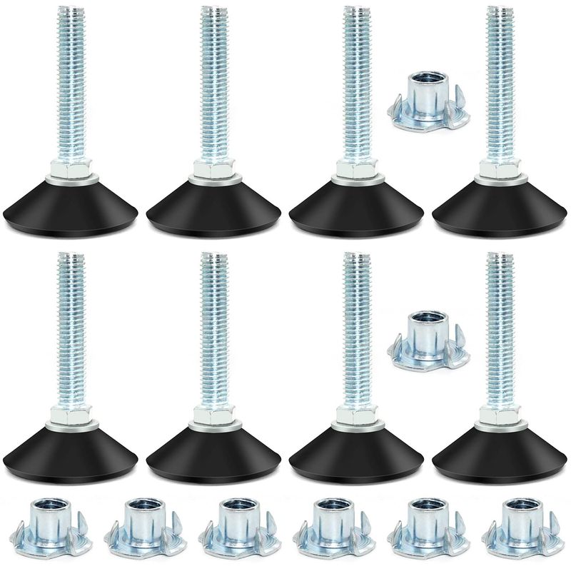 Furniture Leveling Feet Adjustable Table Foot Screw in Feet M10x 50mm ...