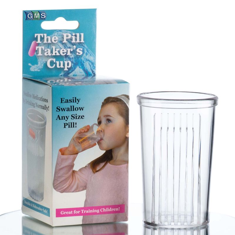 GMS Pill Taker's Cup for Easy Swallowing of Medication and Vitamins ...