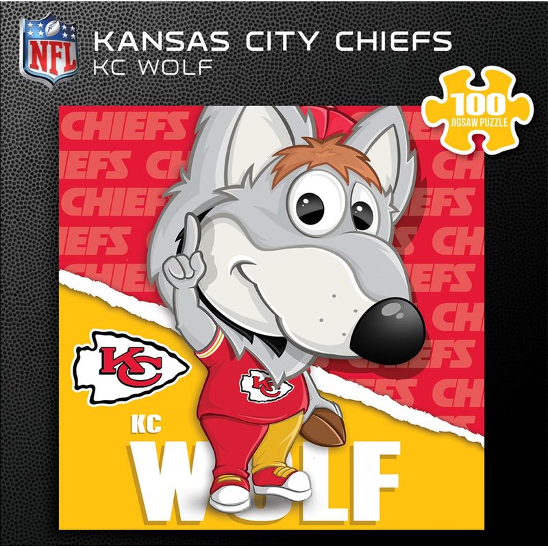Kansas City Chiefs NFL Mascot 100 Piece Square Puzzle - EveryMarket