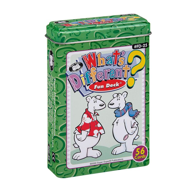 Super Duper Publications | What's Different? Fun Deck Flash Cards ...