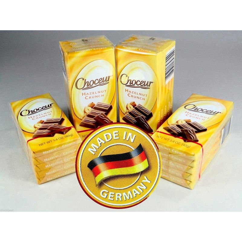 Choceur Hazelnut Crunch Chocolate - 20 x 1.4 oz. (40g) Bars - Online Marketplace - EveryMarket