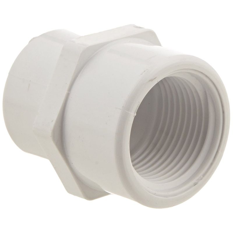 Spears 430 Series PVC Pipe Fitting, Coupling, Schedule 40, 3/4" x 1/2 ...