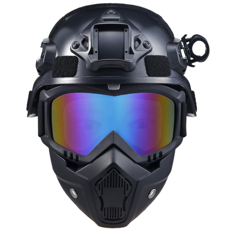 Airsoft Helmet Mask, Paintball Helmet Mask,Full Face Tactical Helmet ...