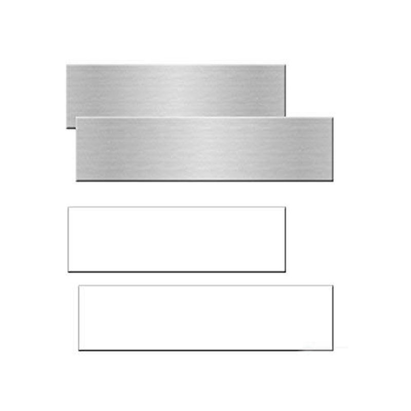 Nap Tags Aluminum Office Nameplates – Blank Sublimation Plates, 8" x 2 ...