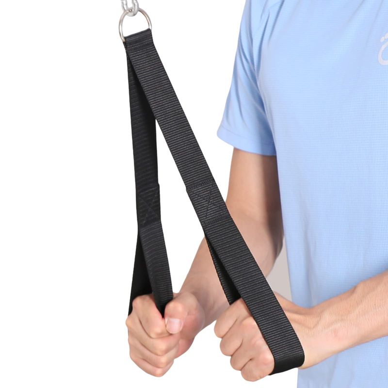 SYL Fitness Tricep Rope Cable Attachment, Tricep Pull Down Rope Tricep ...