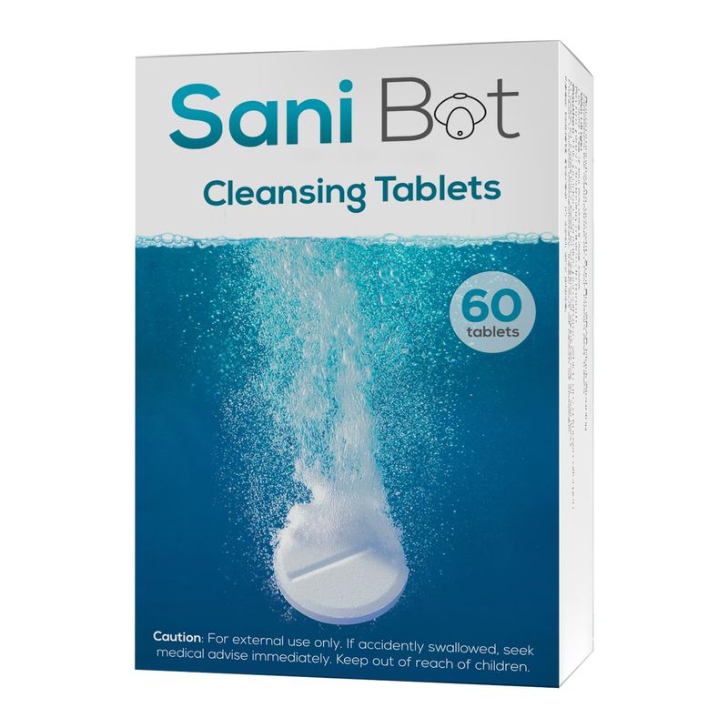 Sani Bot Mask Cleaner Tablets (Pack of 60) – Effervescent Cleaning ...