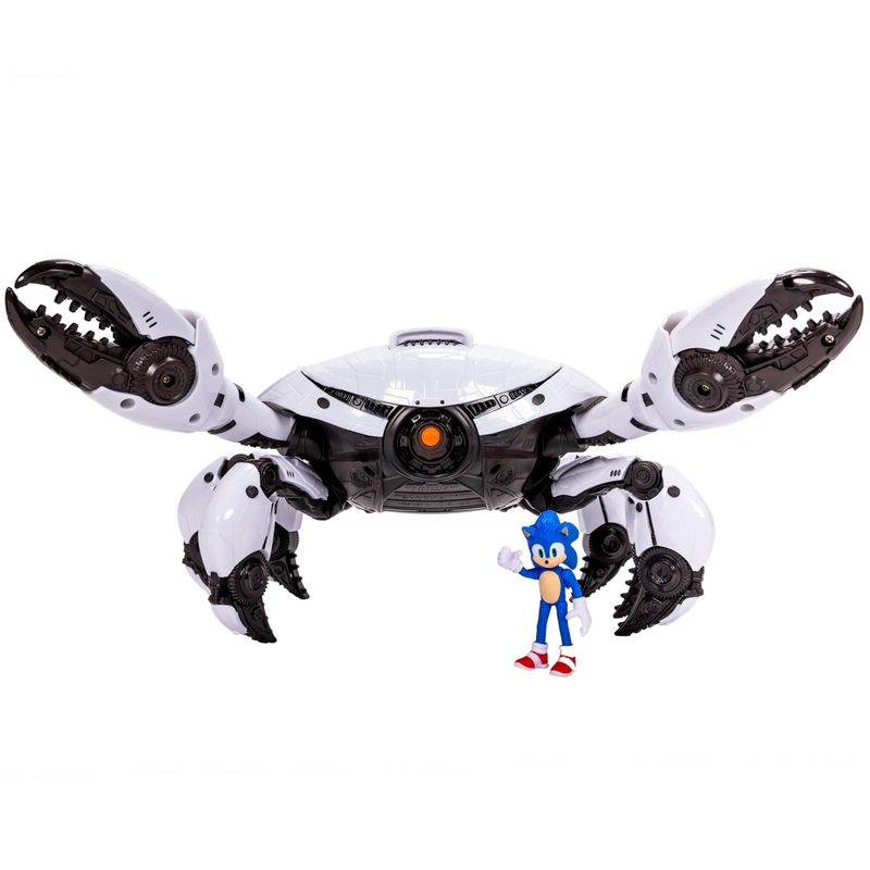 Sonic The Hedgehog Sonic 3 Movie Toys Crab Mech Pinching Claws Playset ...