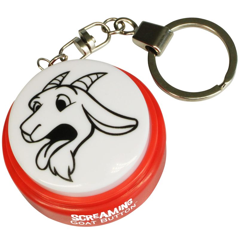 Screaming Goat Keychain Button | Gag Gifts for Men and Women ...