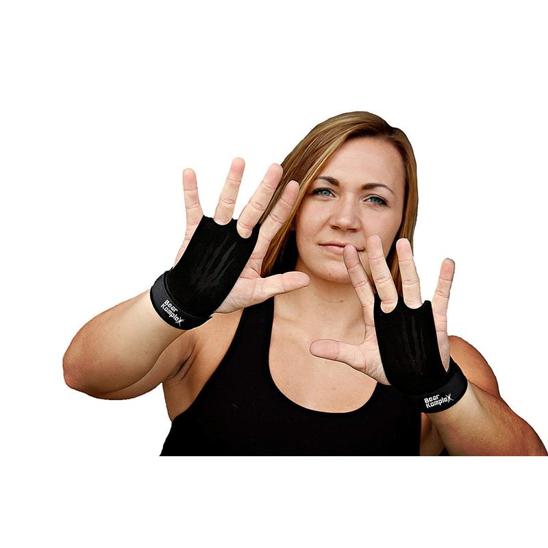 Bear KompleX 2 Hole Leather Hand Grips Gymnastics & Crossfit, Pull Ups ...