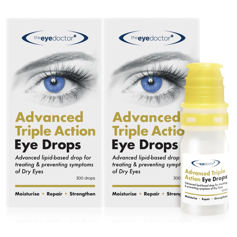 The Eye Doctor Eye Drops, Advanced Triple Action Formula – Lipid-Based ...