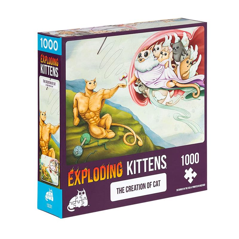 Exploding Kittens PCREAT-1K-6 Puzzle, Multi - Online Marketplace ...