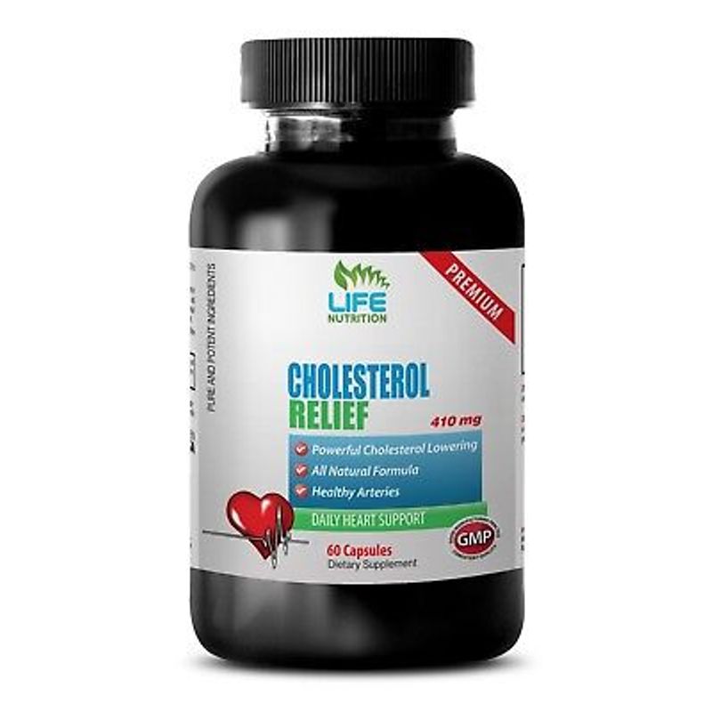 Blood pressure supplement - Cholesterol Relief 460mg - policosanol - 1 ...