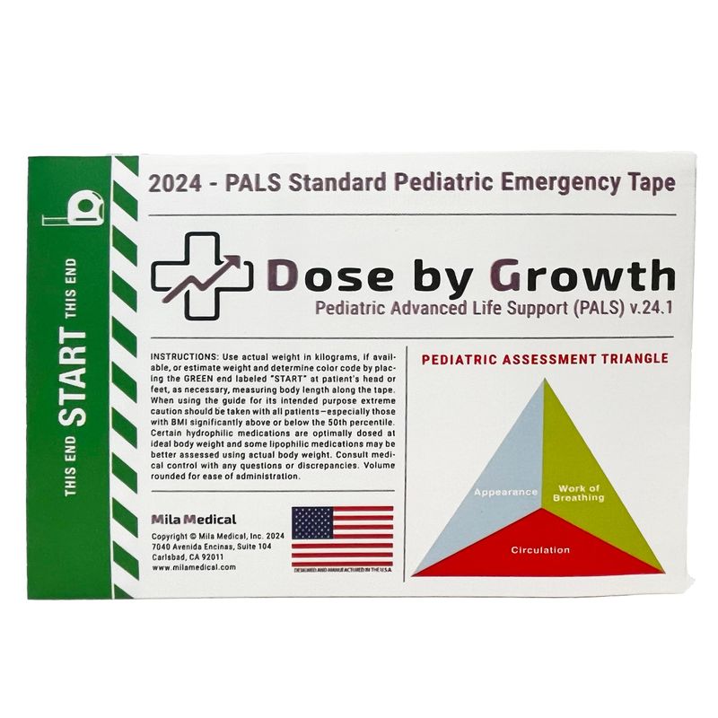 2024 Updated PALS Dose By Growth Pediatric Advanced Life Support ...