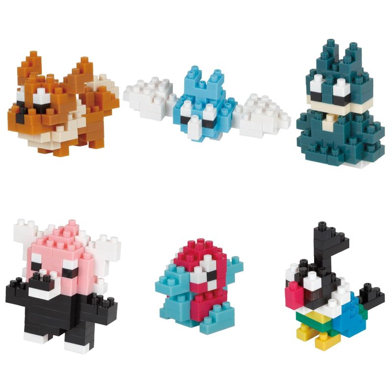 nanoblock - Pokémon - Type Normal Set 1 (Blind Box Complete Set), mininano Series Building Kit ...