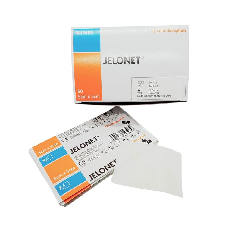 Jelonet 5cm x 5cm Minor Burn Dressings – Sterile Paraffin Gauze for ...