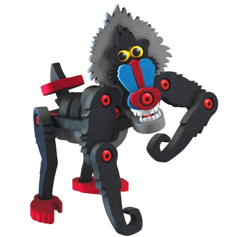 Bloco Toys Mandrill | STEM Toy | Jungle Monkey, Ape, Primate | DIY ...