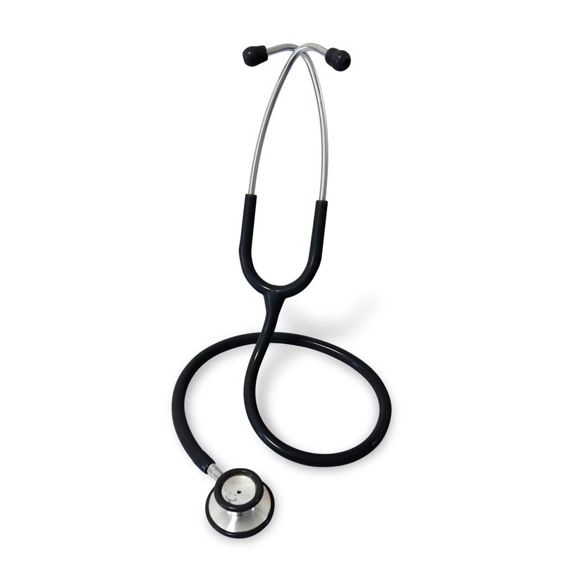 Stethoscope Reduced Ear Pain Listening to Body Signs Stethoscope Black ...