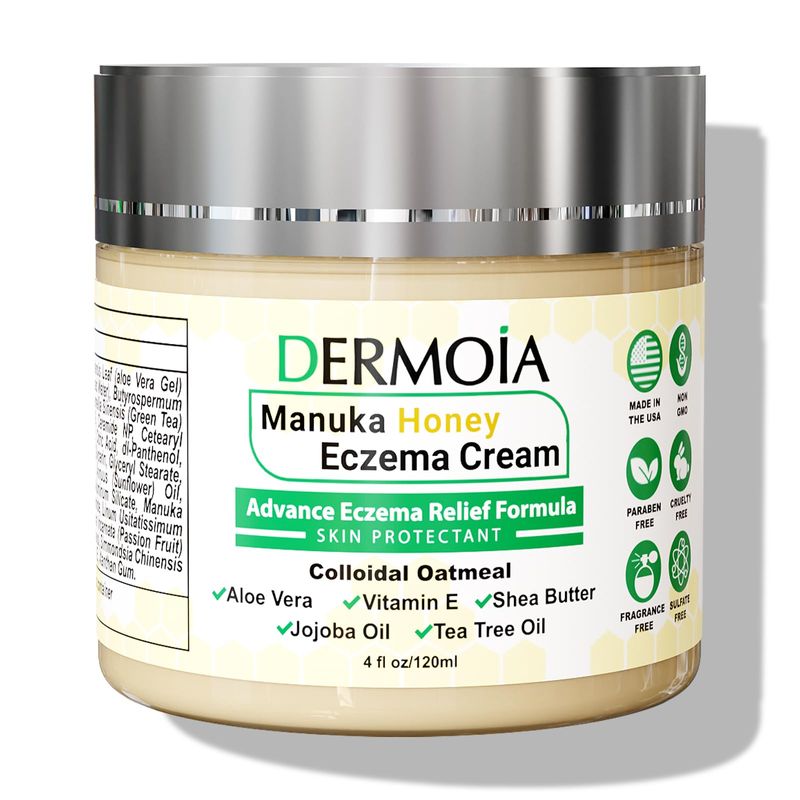 DERMOIA Manuka Honey Cream - Eczema Cream for Adults & Kids ...