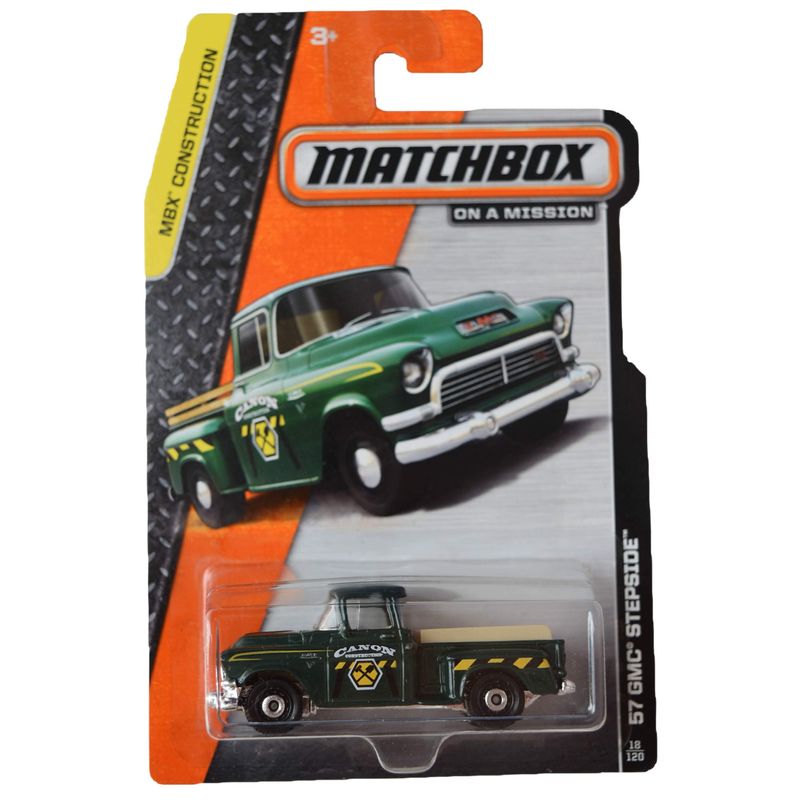 Matchbox '57 GMC Stepside [Green] 18/120, Construction Series - Online ...