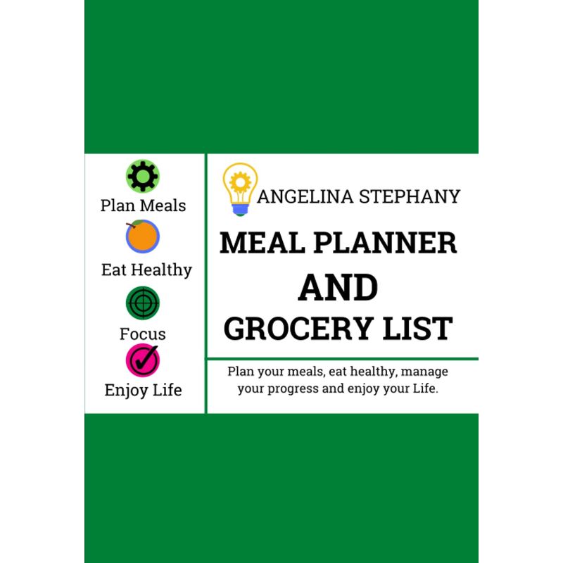 Meal Planner and Grocery List.: Notebook, notepad, board, book, journal ...