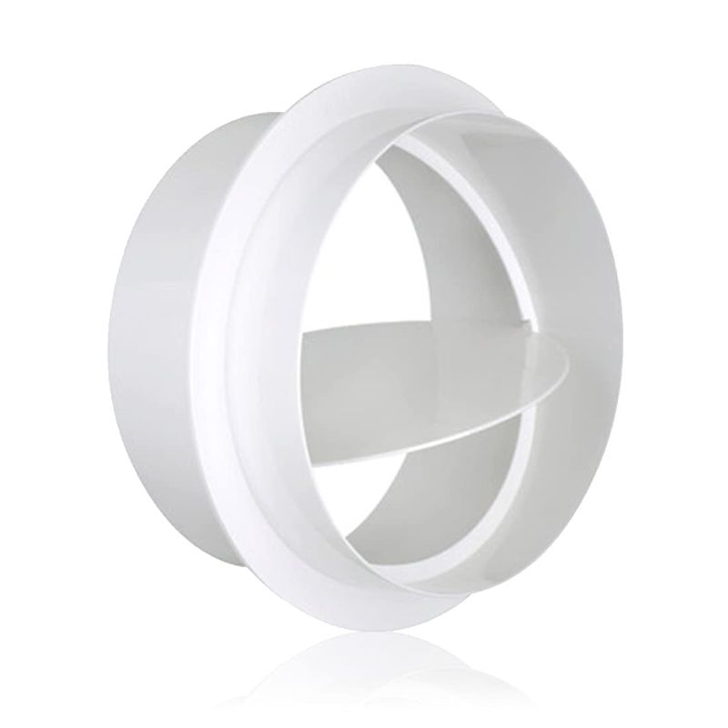 Back Draft Blocker Shutter Damper Connector Duct Draft Stopper Inline ...