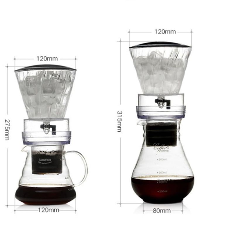 Coffee Server Water Dripper Ice Drip Coffee Pot Household Cold Brew Ice ...