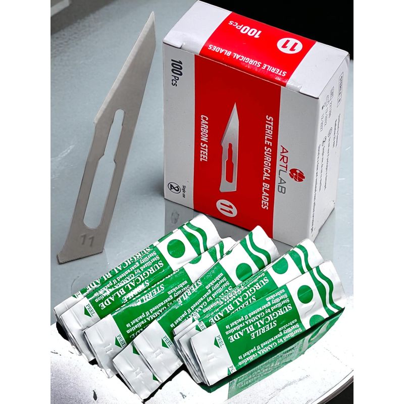 Sterile Scalpel Knife Blades Infividually Foil Wrapped Ready to Use ...