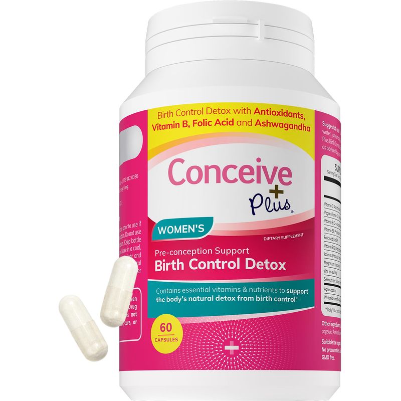 CONCEIVE PLUS Birth Control Detox Supplement - Prenatal Vitamins Best ...