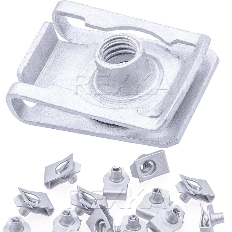 Rexka 15pcs M6-1.0 Metric Extruded U-Type Nuts 6105242AA for Dodge Jeep ...