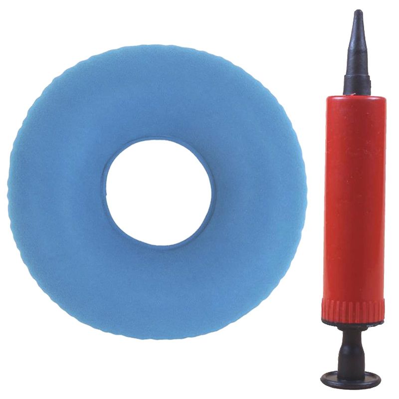 SZXMDKH Donut Cushion Seat, Portable Inflatable Ring Cushion for Hemorrhoid, Tailbone, Coccyx ...