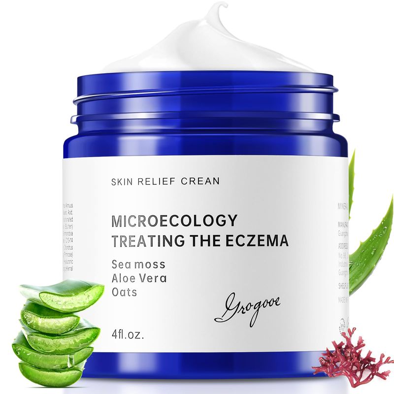 NEORIVER Microecology Eczema Relief Cream, Sea Moss, Aloe Vera, Oats ...