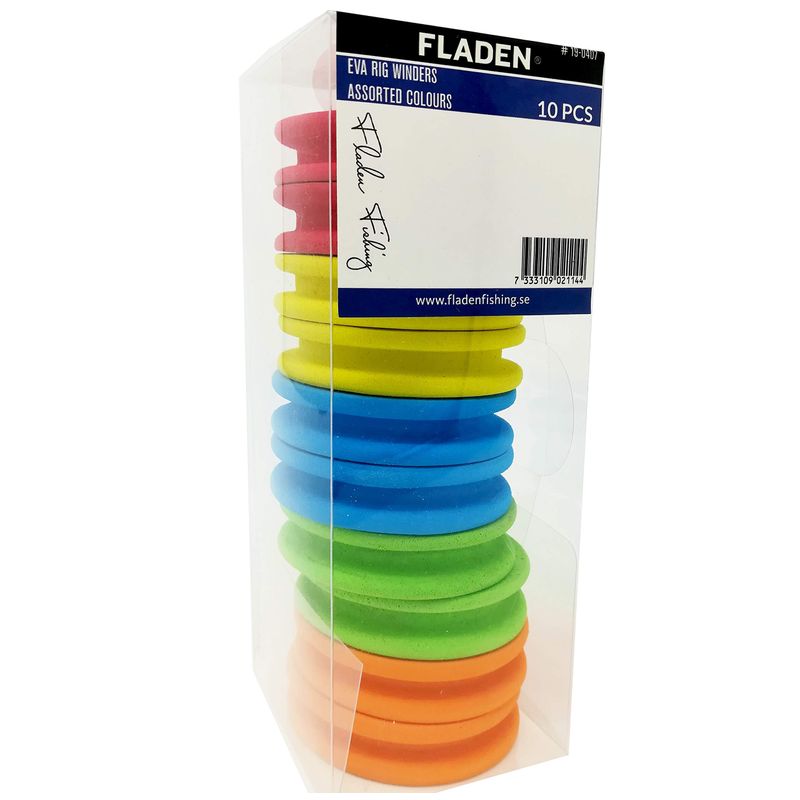 FLADEN Fishing RIG WINDERS Pack of 10 Quality High Density Foam 64mm x ...