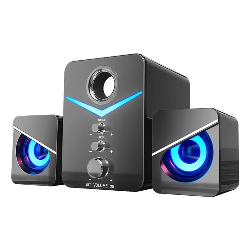 ZYMY PC Speakers with Subwoofer, USB Powered Computer Speakers for ...