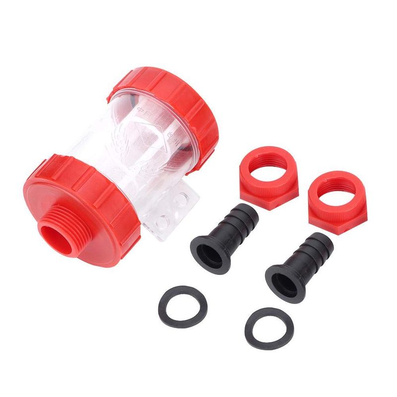 TOPINCN in-Line Mesh Filter Plastic Built-in Filter High Transparent ...