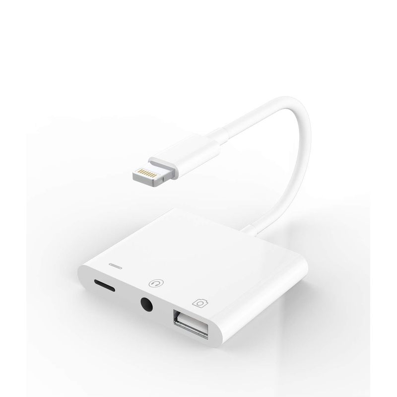 Apple Certified iPhone Headphone Adapter 3.5mm AUX Audio Jack and ...