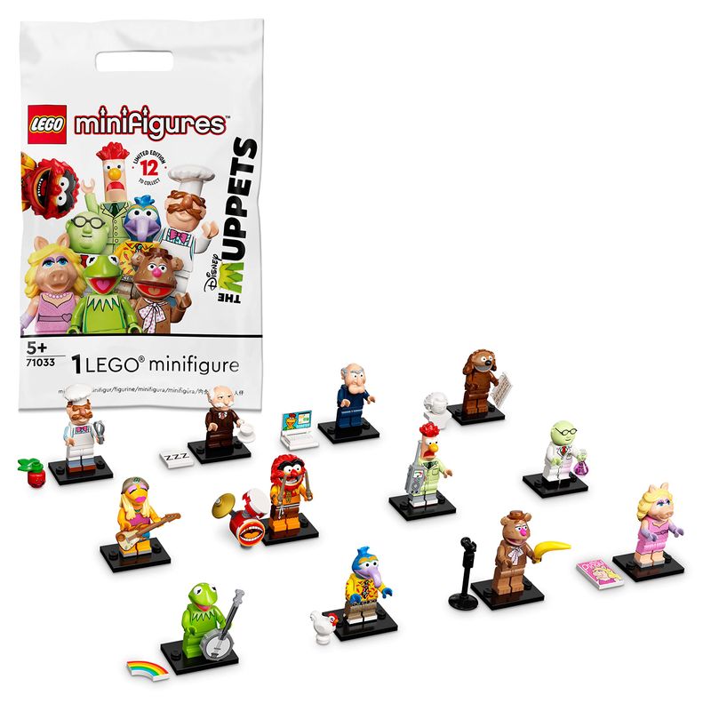 LEGO 71033 Mini Figures The Muppets, Set of 1 of 12 Collectable Mini ...
