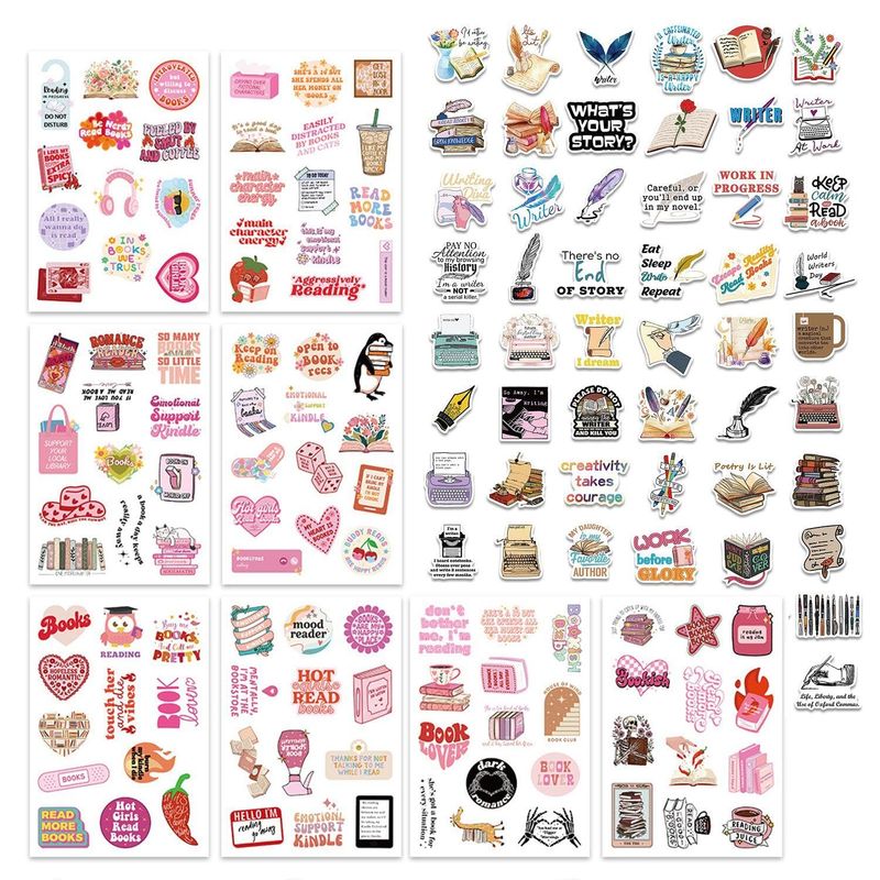 VEHYEGOI 2 Sets Of Graffiti Stickers, Diy Sticker Decoration, Cute ...