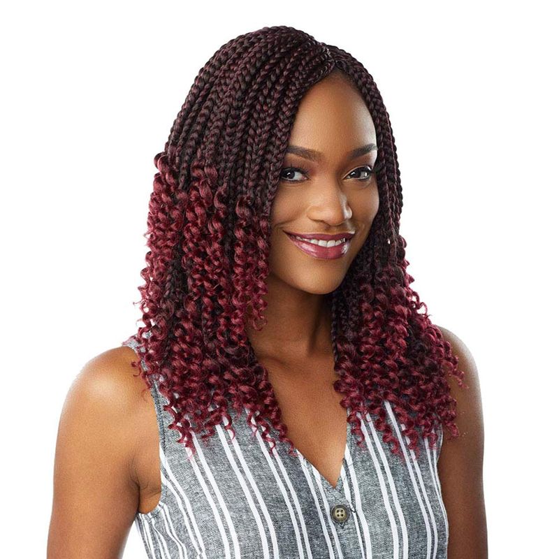 Sensationnel Crochet braids Lulutress 3X Pre-Looped Goddess Box Braid ...