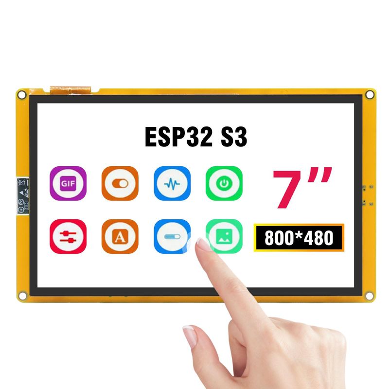APKLVSR ESP32 S3 ESP32 Display, ESP32 S3 Development Board 7 Inch TFT ...