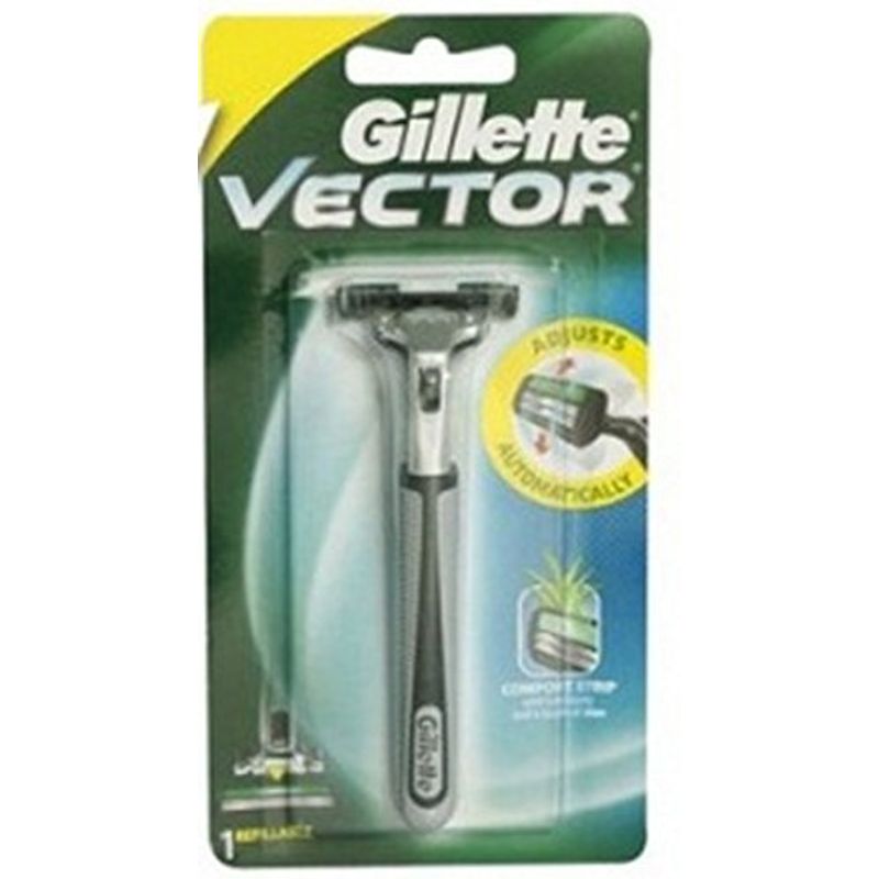 Red Gillette Vector Fits Atra Plus Razor Blade Refill Cartridge Shaver ...