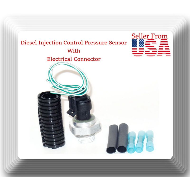 Diesel Injection Control Pressure Sensor W/ Connector Fits: Ford 2002 ...