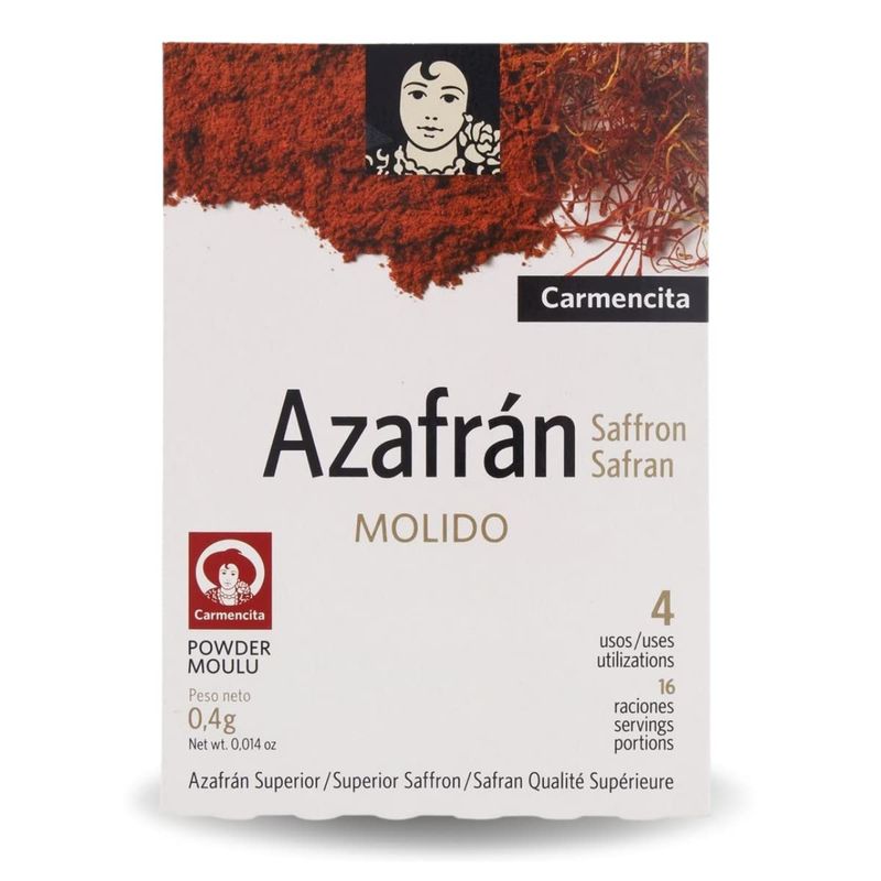 Carmencita Spanish Azafran Ground Saffron 400mg Packet - Online ...