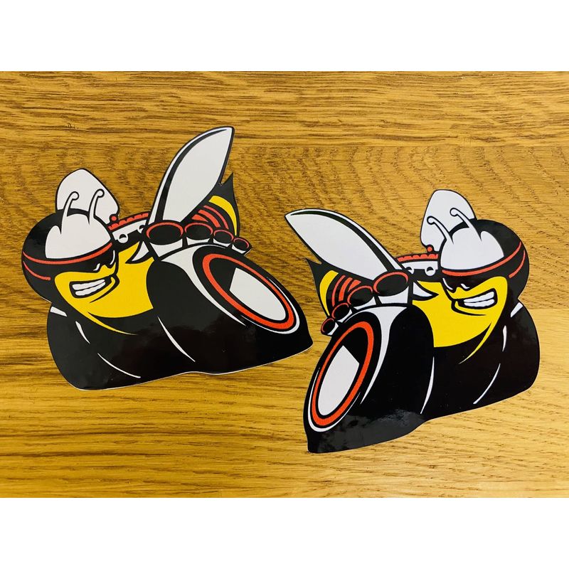 SUPER BEE SCAT Pack 2er Set Aufkleber Sticker Oldschool Hot Rod ...