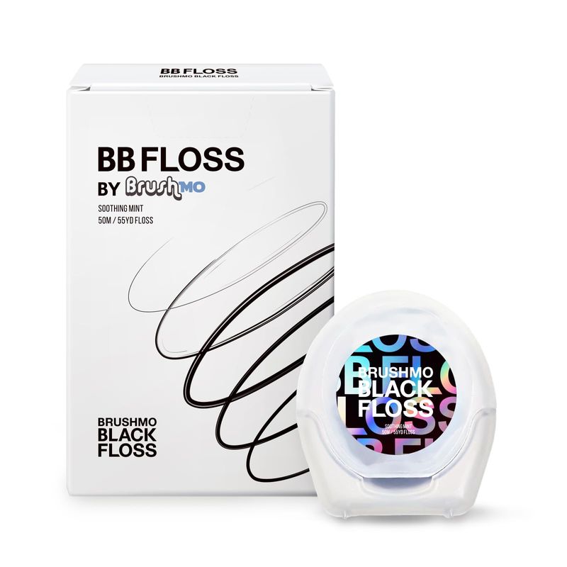Brushmo, BB Floss, Black, Dental Floss, 166.3 ft (50 m), Approx. 100 ...