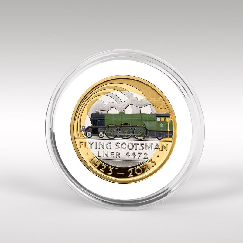 The Flying Scotsman 2023 Coloured Decal BU Two Pound Coin - Online ...