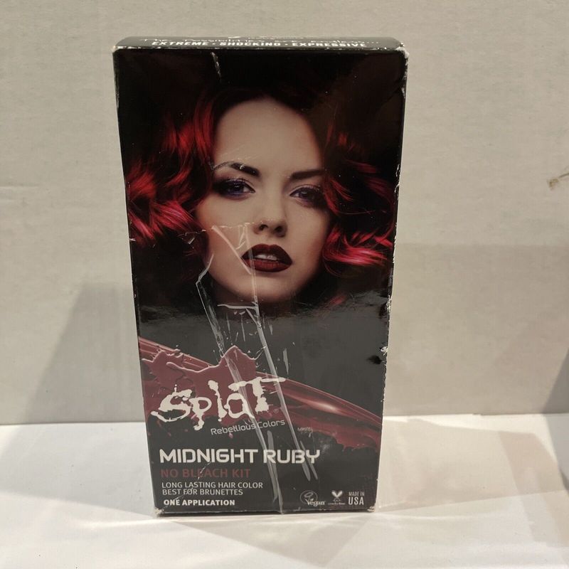 Splat Rebellious Colors Midnight Ruby Long lasting 30 wash no bleach ...
