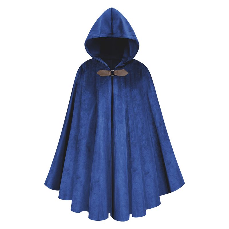 yolsun Renaissance Cloak with Hood Costume for Men Victorian Steampunk ...